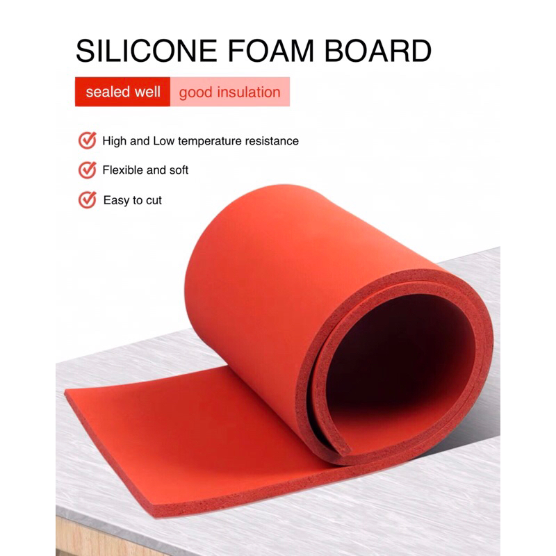 High temperature Resistant Foaming Silicon Board 2mm, 5mm & 10mm thick ...
