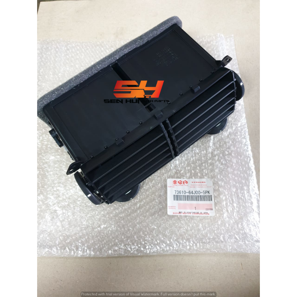 Suzuki Grand Vitara 73610-64J00-5PK A/C GRILLE ctr black Genuine Part ...