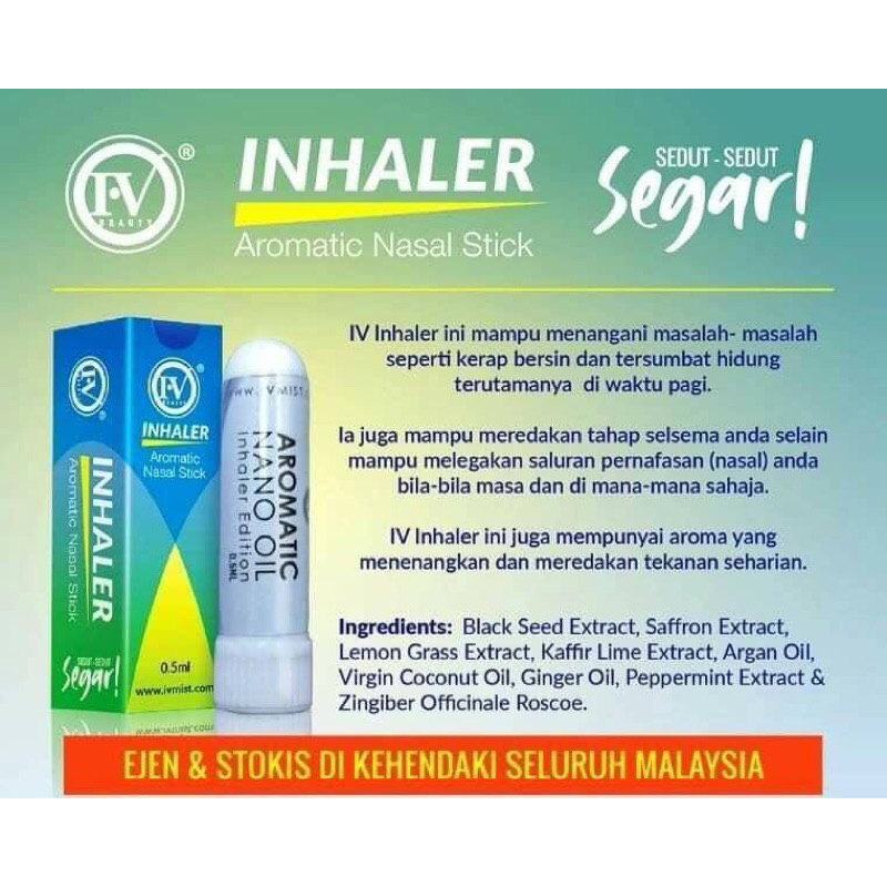 Inhaler Iv Mist Resdung | Shopee Malaysia