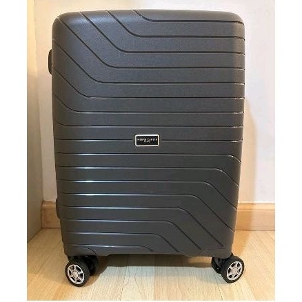 ORIGINAL PIERRE CARDIN PARIS LUGGAGE BAG ORIGINAL PARIS DARK GREY ...