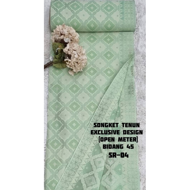 SONGKET TENUN BUNGA PENUH EXCLUSIVE | Shopee Malaysia