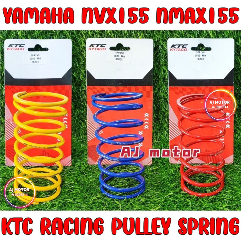 YAMAHA NVX155 NMAX155 V1 V2 V3 KTC KYTACO RACING PULLY SPRING NVX NMAX CVT PULLEY ROLLER UMA TWH ...