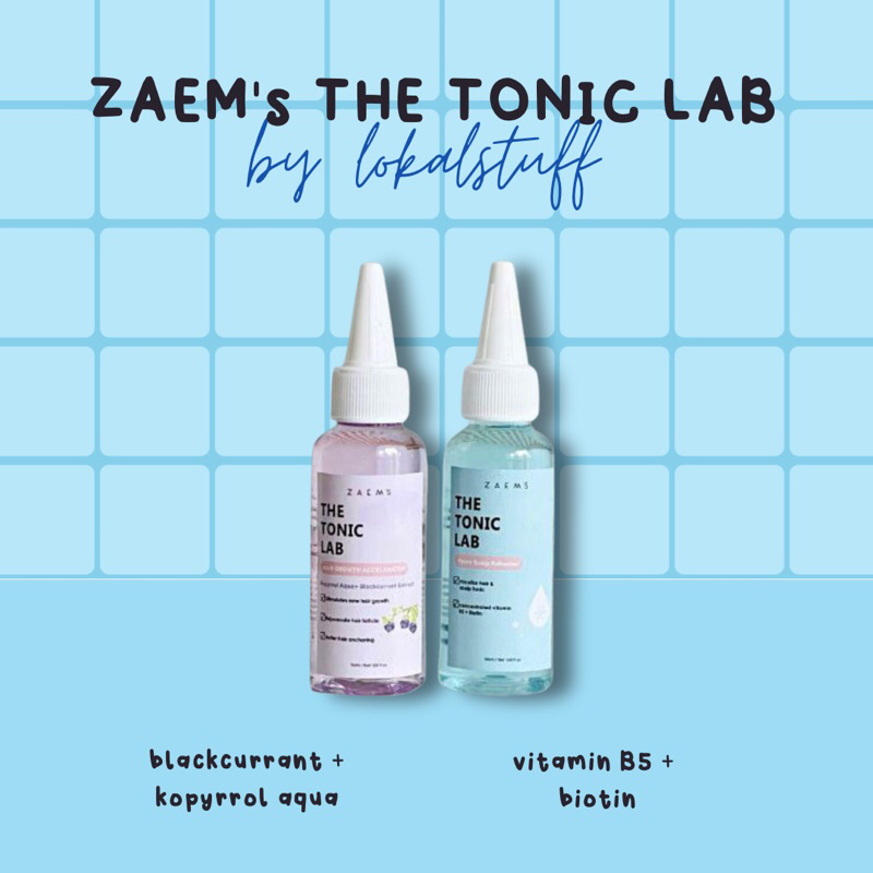 ZAEM's THE TONIC LAB SEJUK PURPLE & BLUE FOR HAIR GROWTH DANDRUFF ...