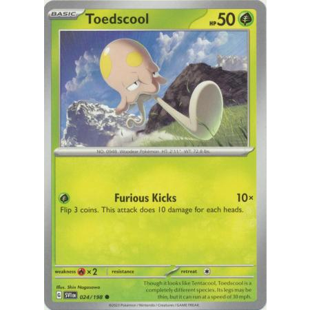 Toedscool / 024/198 / Common / Scarlet & Violet (Base Set) Pokemon ...