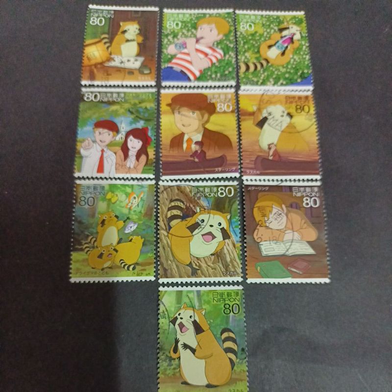 S1511: Japan animation stamps | Shopee Malaysia