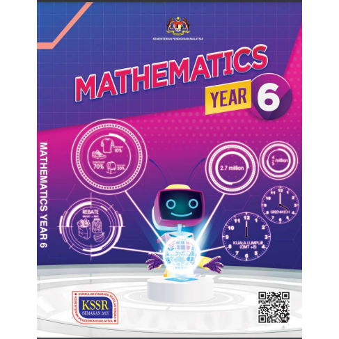 [YEAR 6] Buku Teks MATHEMATICS YEAR 6 TEXT BOOK (DLP) | Shopee Malaysia