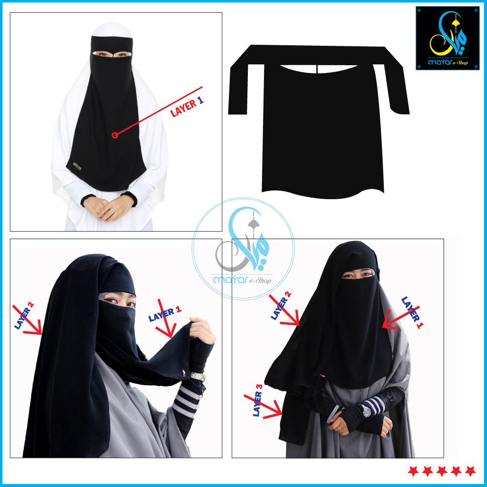 NIQAB NINJA CURVE BY SYANAS TEMAN HIJRAH ANDA CANTIK SELESA MAMPU MILIK ...