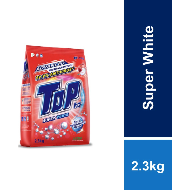 Top Detergent Powder Super Hygienic/ Super Color/ Super White [2.1kg ...