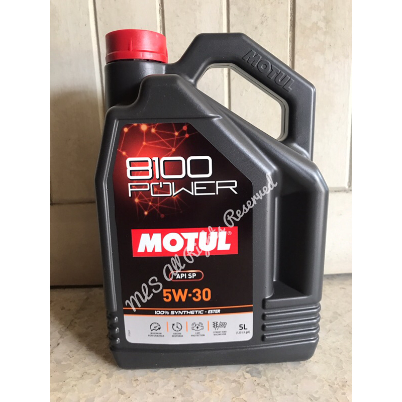 Motul 8100 Power 5w30 1L / 5L COD PUCHONG/IPOH RM85 1L/RM400 5L ...