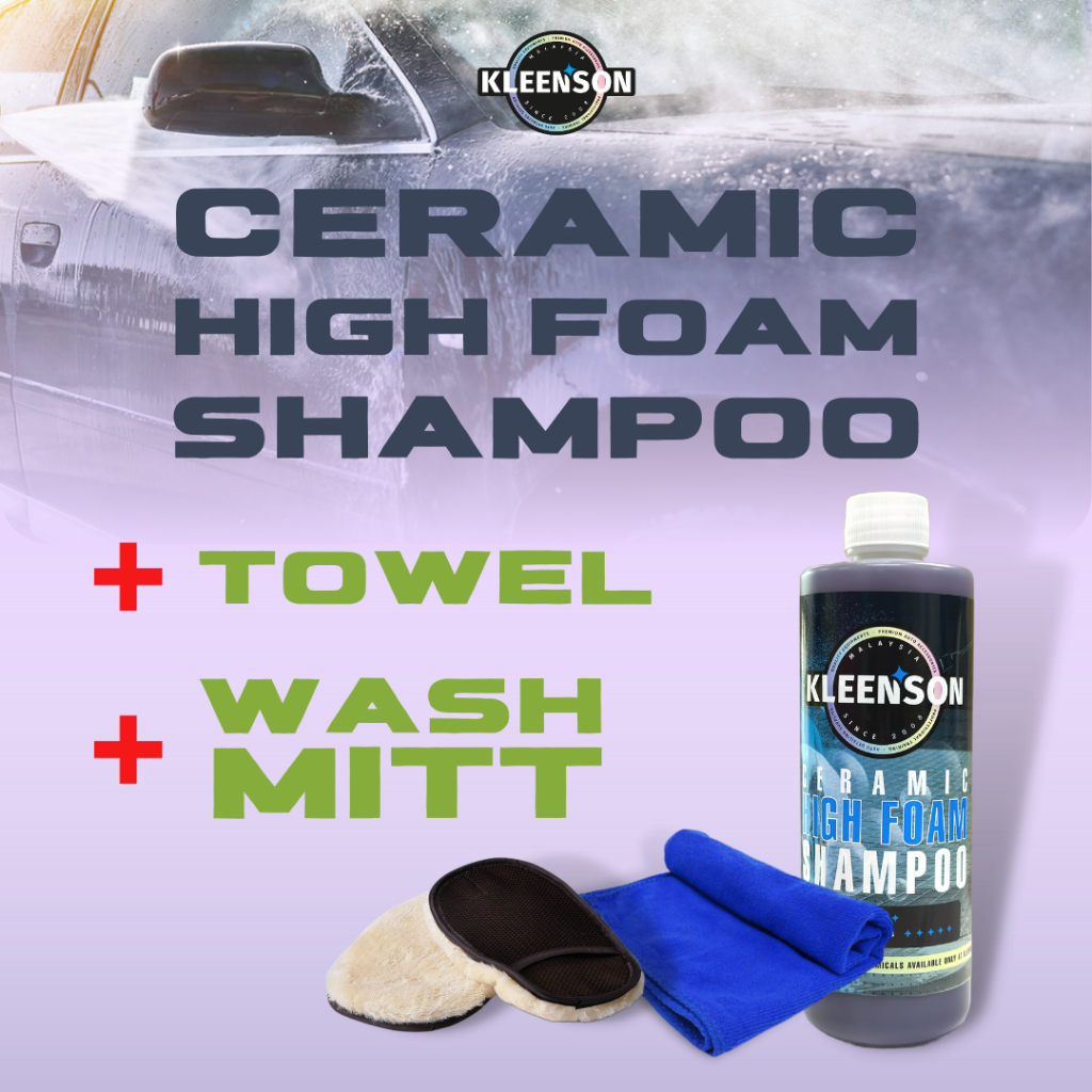 【Kleenson】CFB Ceramic High Foam Shampoo 4L | Dark Purple Snow Foam Car ...