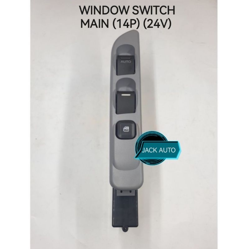 POWER WINDOW SWITCH MAIN (24 VOLT) (14 PIN) MITSUBISHI CANTER FE71 FE83 ...
