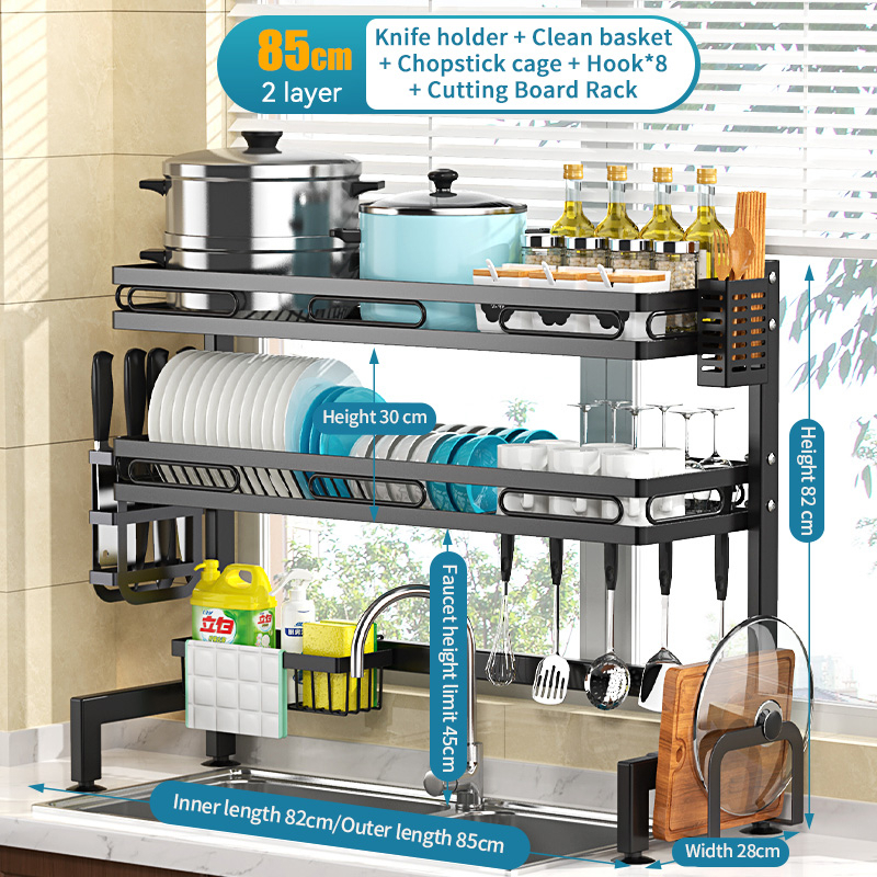 Kitchen Rack Dish Rack Rak Dapur Rak Pinggan With Cabinet Rak Sinki ...