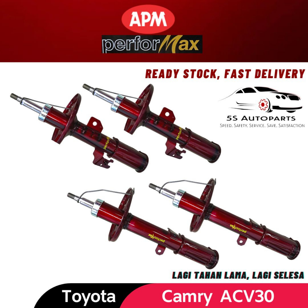 APM Performax Toyota Camry ACV30/31 (2001-2006) Front & Rear Heavy Duty ...