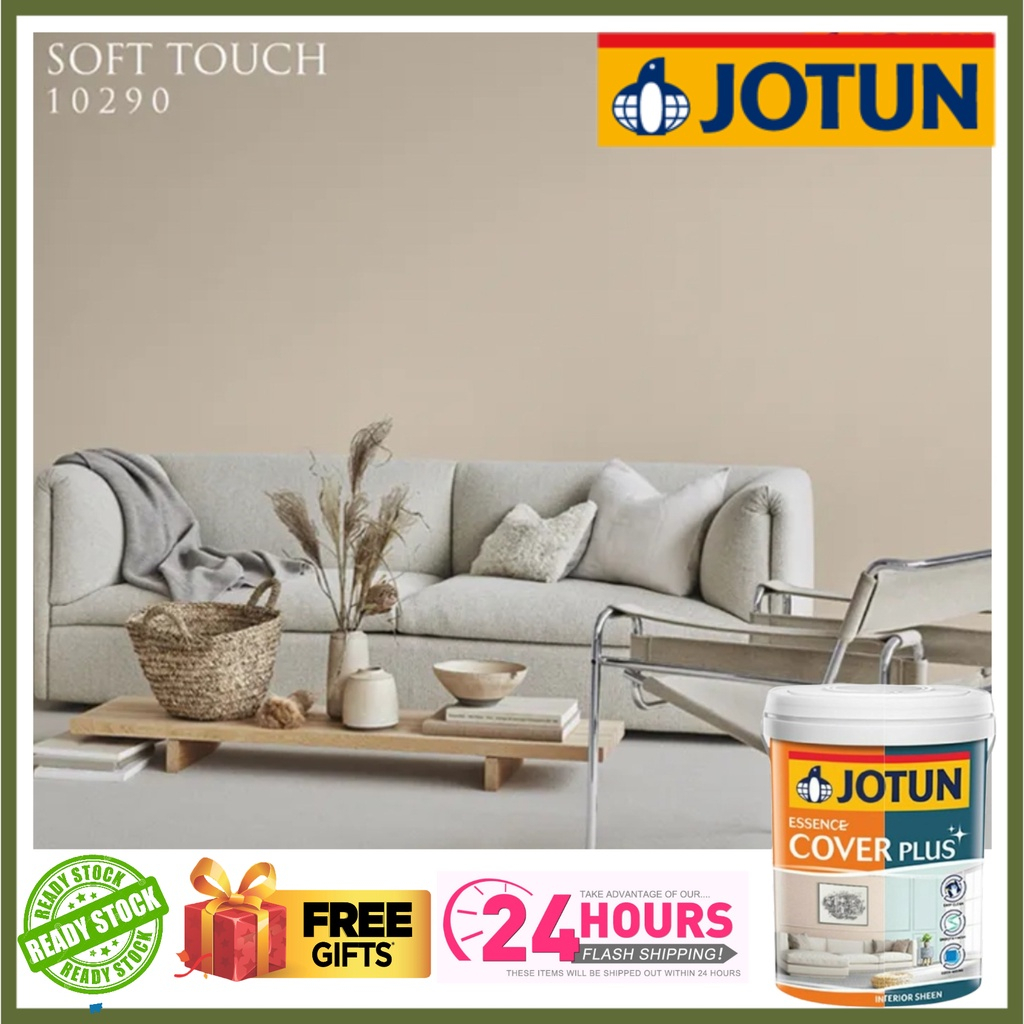 JOTUN 15L 10290 SOFT TOUCH ESSENCE COVER PLUS SHEEN & MATT/INTERIOR WALL PAINT /CAT BOLEH CUCI ...