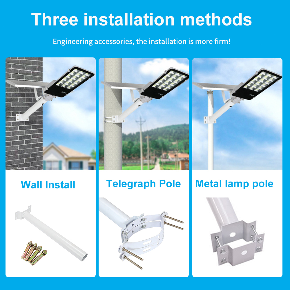 50cm Solar Street Light Lamp Pole Supporting Arm Lever For Wall Lampu ...