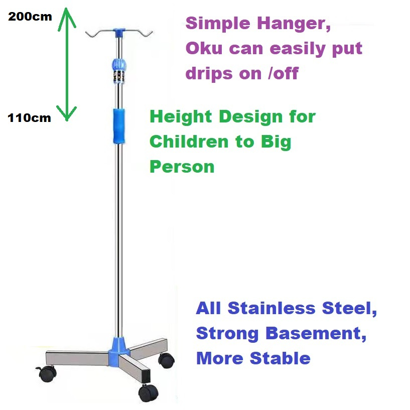 EngHong Drip Pole, Drip Pole Stand, drip stand, drip hanger, drip water ...