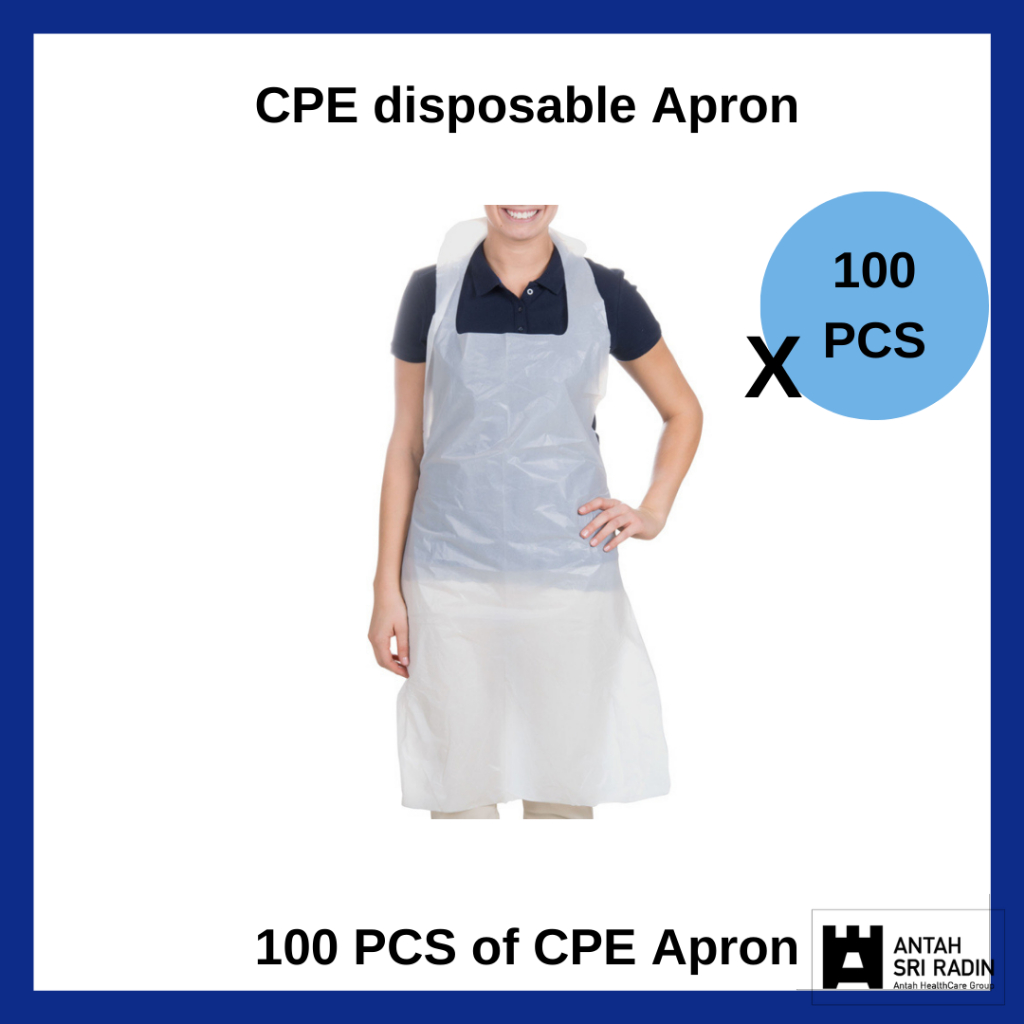 CPE Apron (100 aprons per pack) | Shopee Malaysia