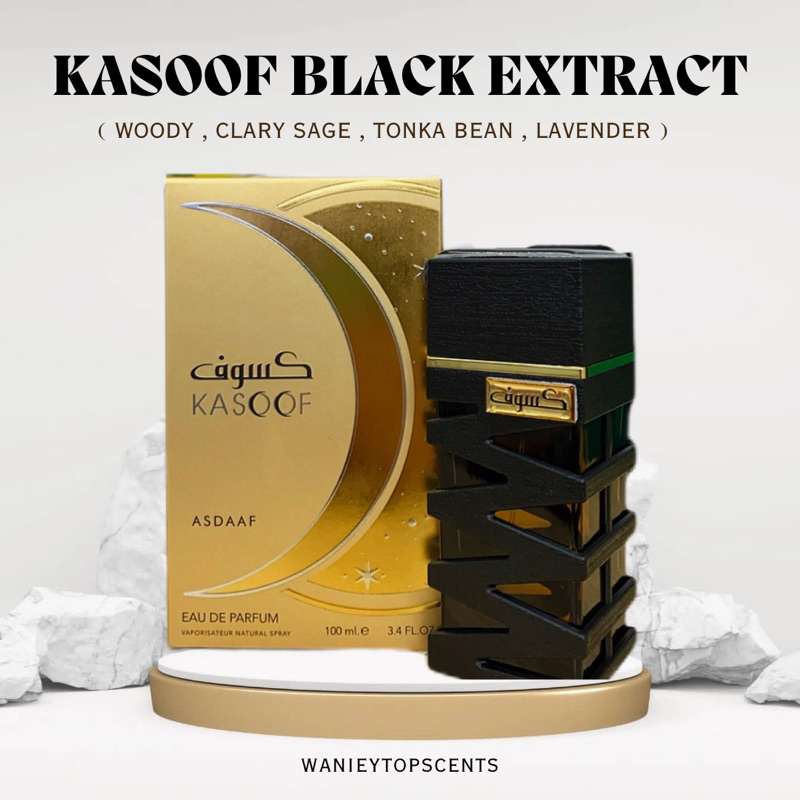 KASOOF BLACK EXTRACT FOR MEN BY ARD AL ZAAFRAN 100ML EDP | Shopee Malaysia