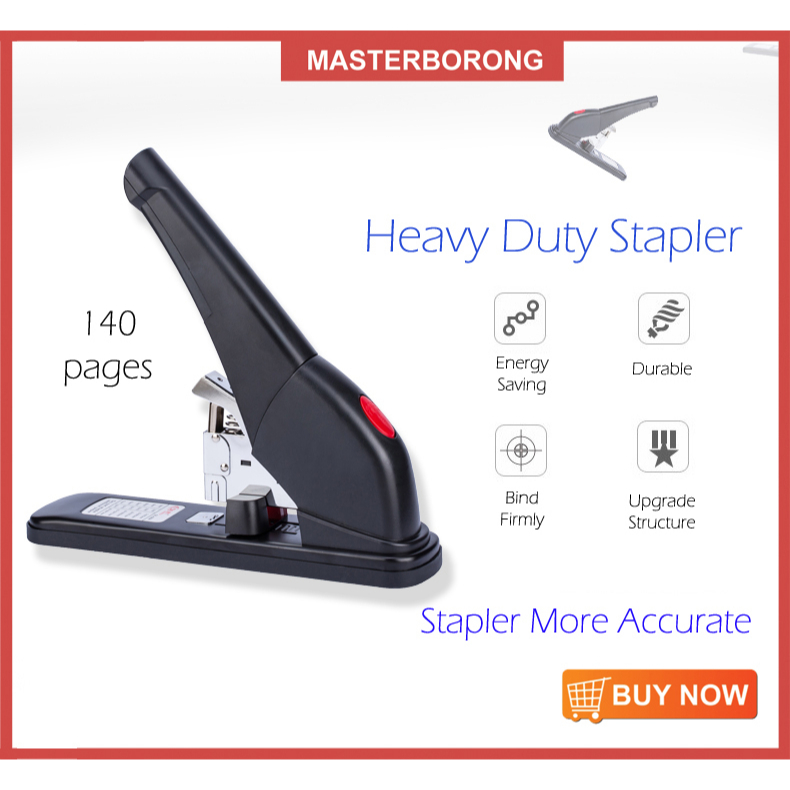 masterborong Energy Saving Heavy Duty Stapler 140 Sheets Pengokot ...
