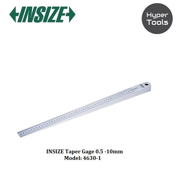 INSIZE Taper Gage / Taper Gauge 0.5 -10mm - Model: 4630-1 | Shopee Malaysia