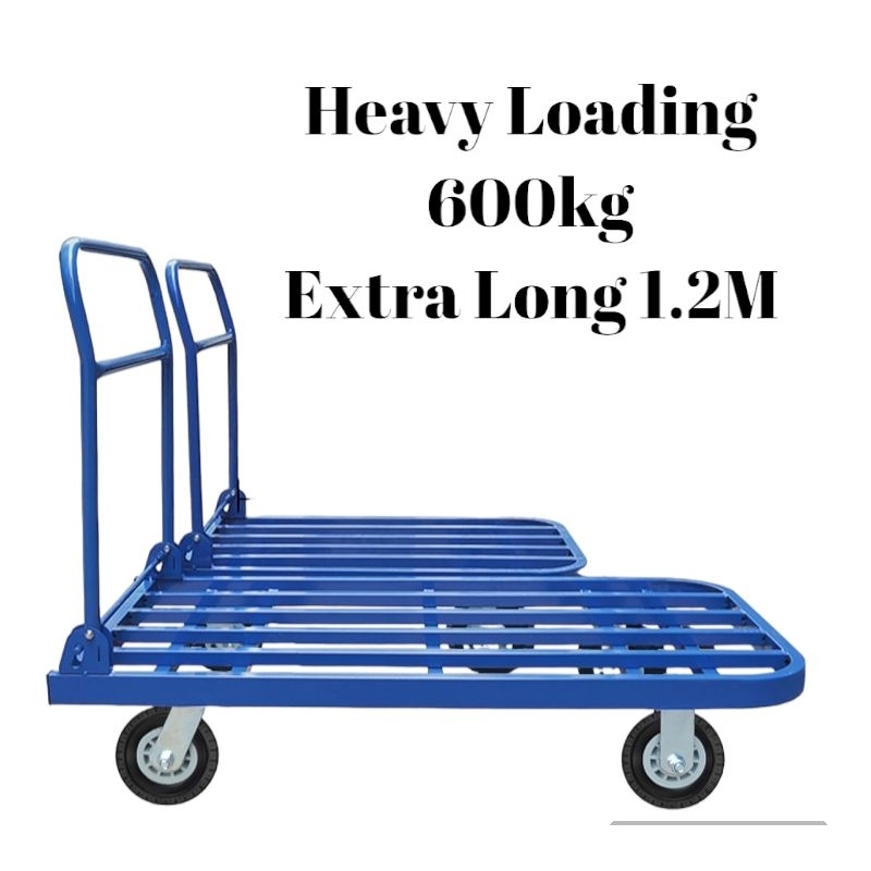 Heavy Duty 800kg Capacity Extra Long 1.2 Meter Iron Cargo Foldable ...
