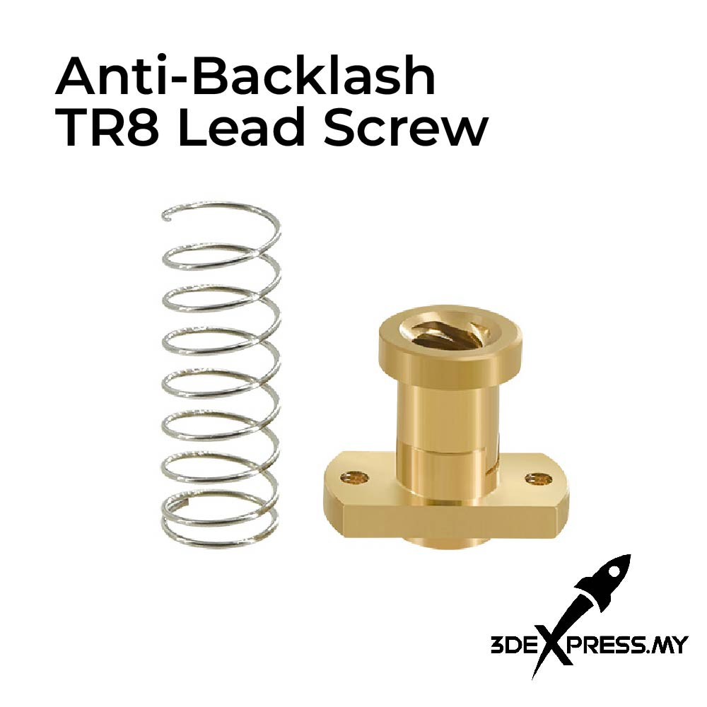 Anti-backlash TR8 lead screw brass nut | Shopee Malaysia