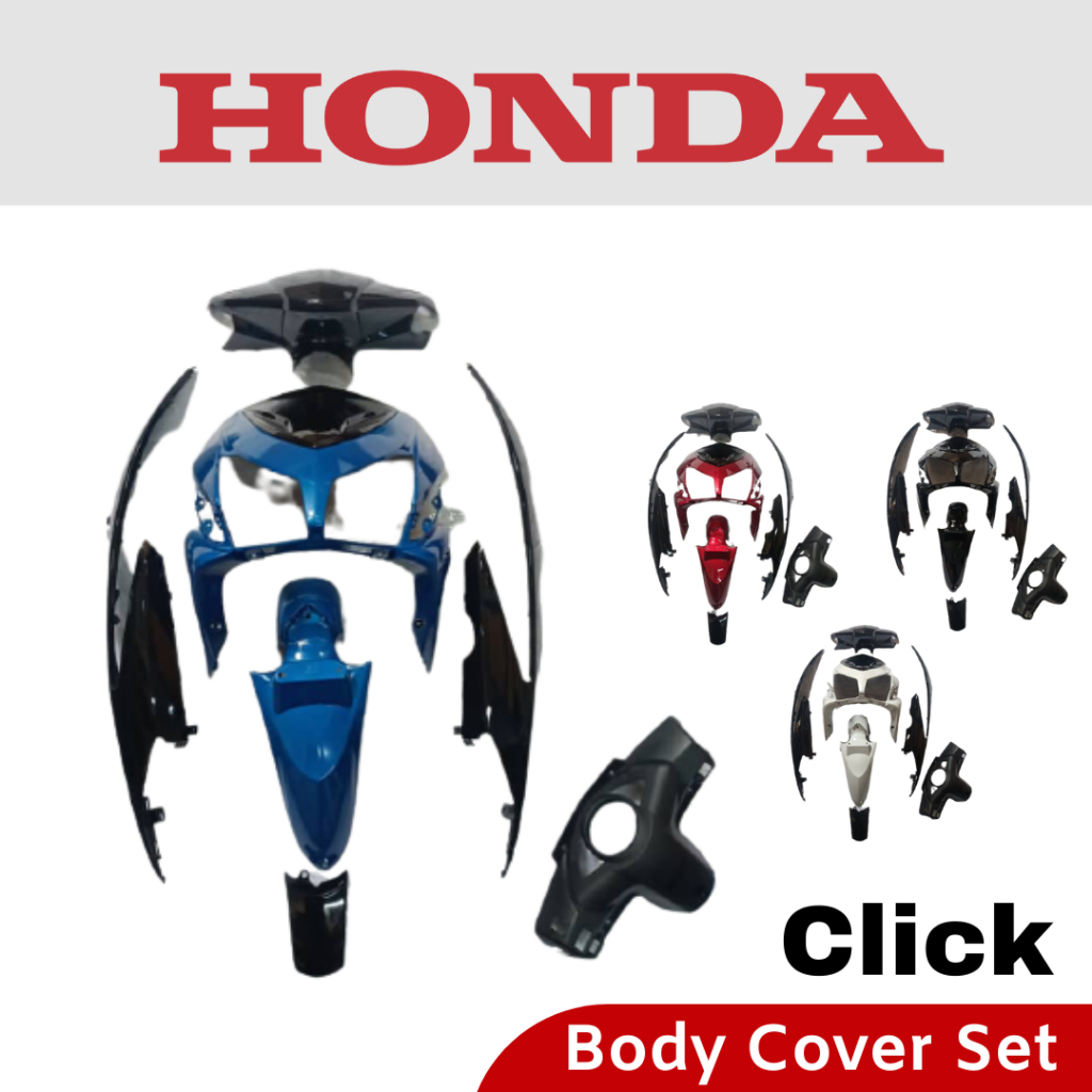 HONDA Click Body Cover Set Color Parts Kit Bodyset Coverset - Blue ...