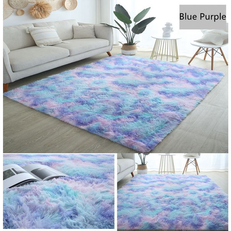 180*150cm Fur Furry Carpets Floor Mat Fluffy Room Mat Soft Carpet ...