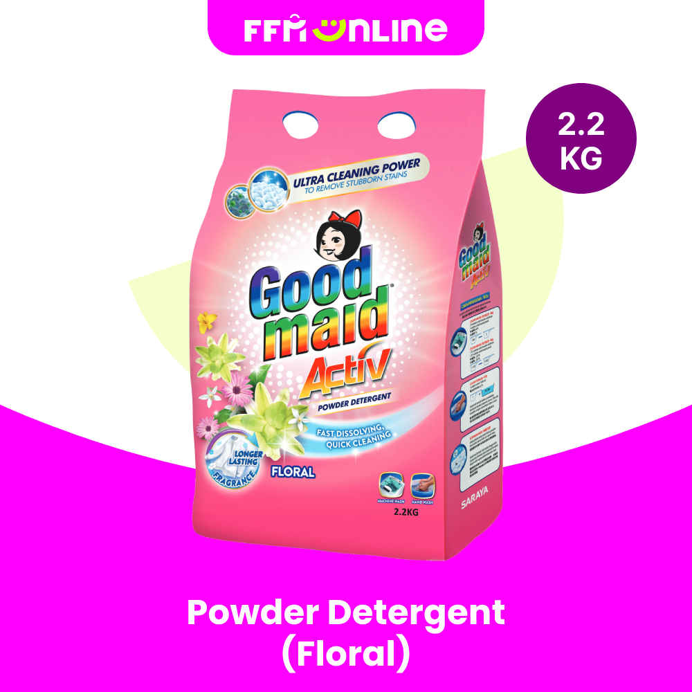 Goodmaid Activ Powder Detergent - Floral (2.2kg) | Shopee Malaysia