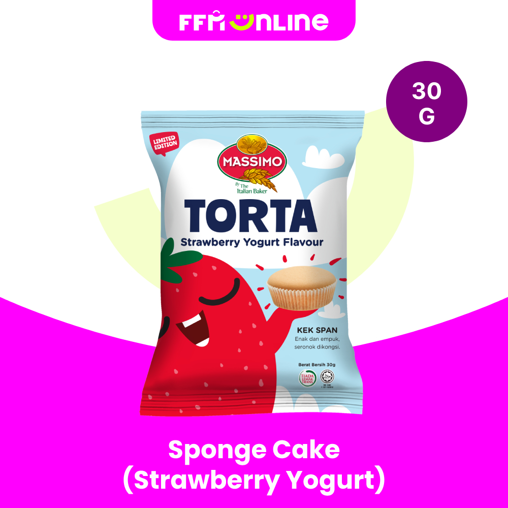 Massimo Torta - Strawberry Yogurt (30g) | Shopee Malaysia
