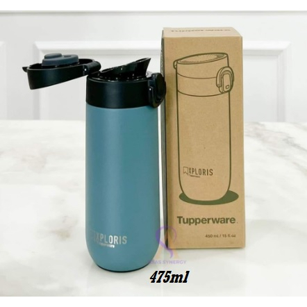 Tupperware Xploris Easy Open Flask 450ML: Hot flask cool flask Thermos Coffee Flask Coffee Mugs ...