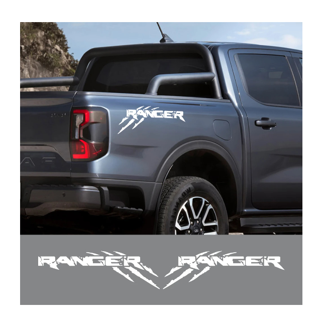 Pickup Box Side Stickers For Ford Ranger Raptor Car Decals Truck Rear ...