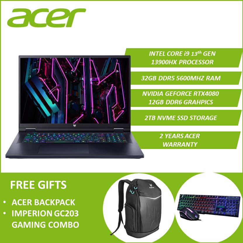 Acer Predator Helios 16 PH16-71-97G1 16" WQXGA 240Hz Gaming Laptop ( I9 ...