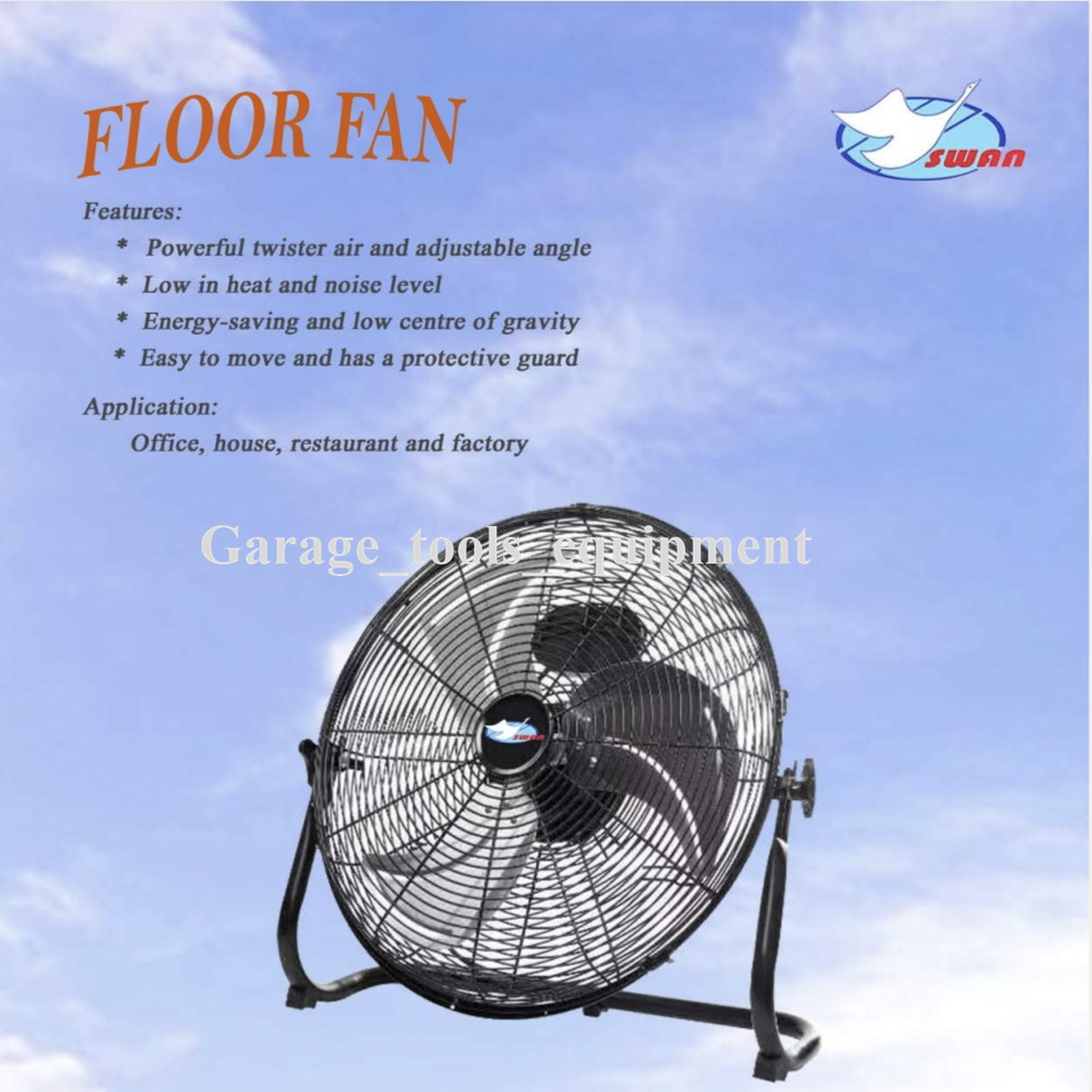 SWAN 12" 16" 18" 20" Heavy-Duty Floor Fan | Industrial Fan | Shopee ...