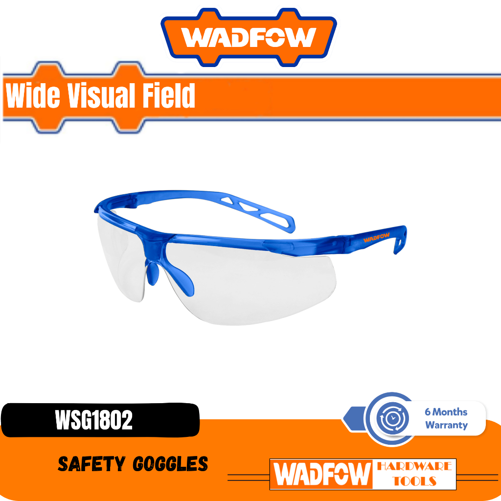 WADFOW Safety Goggles, Wide Visual Field, Lightweight & Comfortable ...
