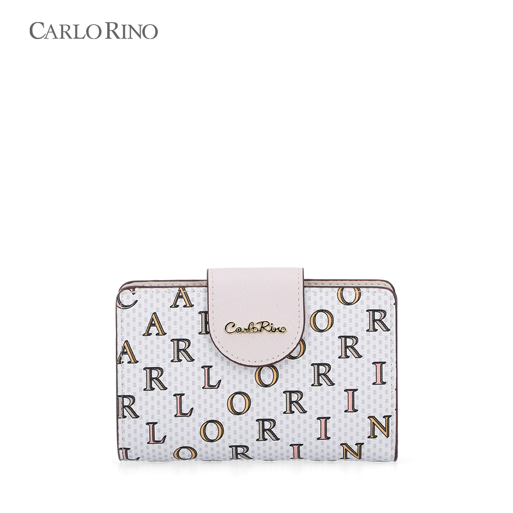 Carlo Rino Beige ElevateC short Wallet | Shopee Malaysia