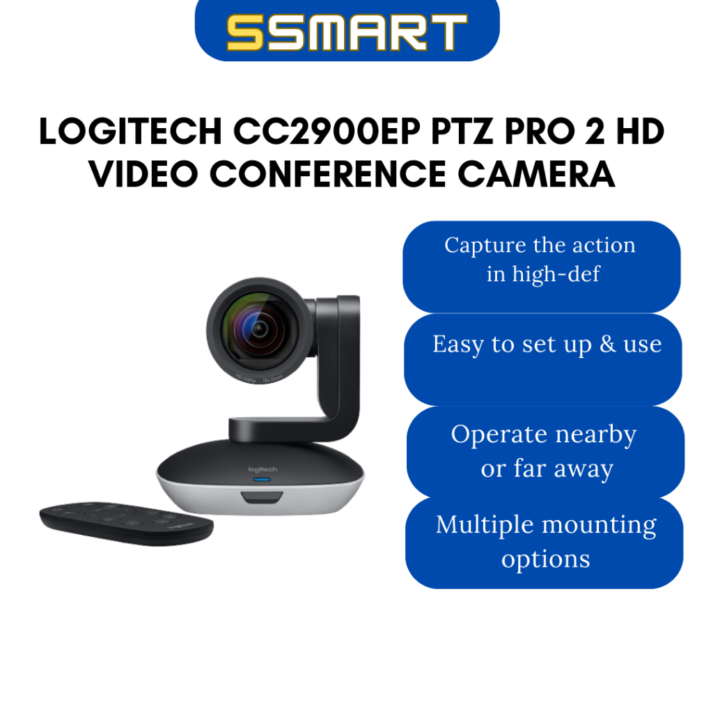 Logitech CC2900ep PTZ Pro 2 HD Video Conference Camera | Shopee Malaysia