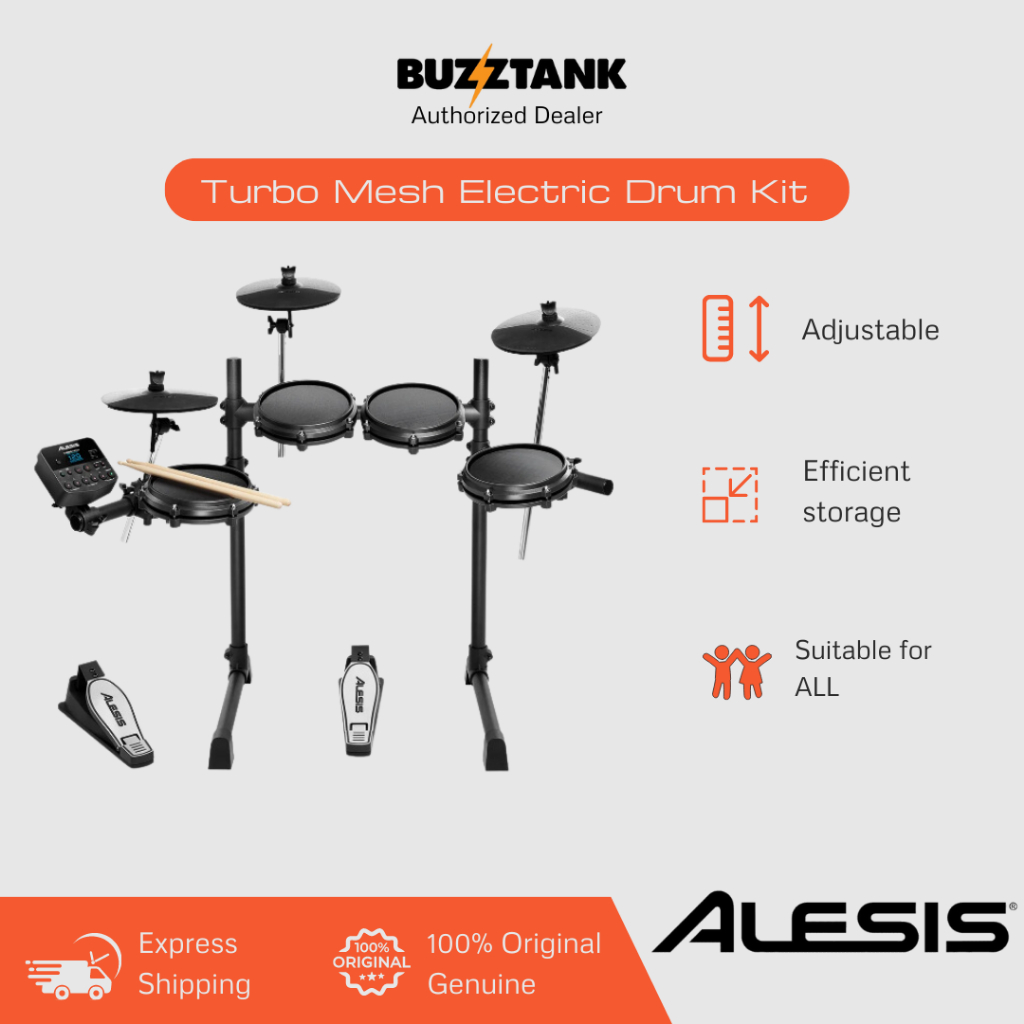 Alesis Turbo Mesh Electric Drum Kit | Shopee Malaysia