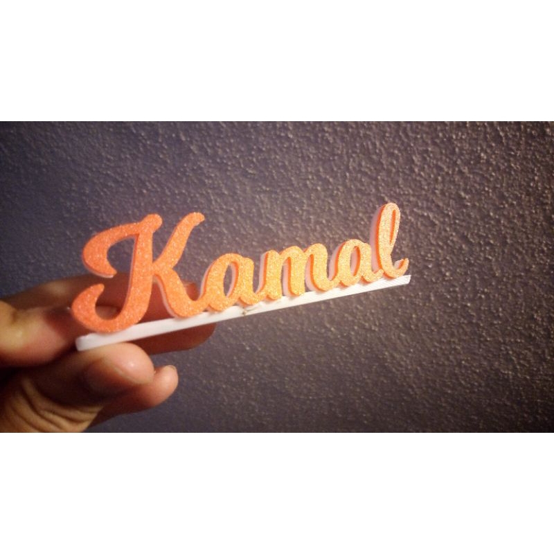 Name Plate 3D sign table custom | Shopee Malaysia