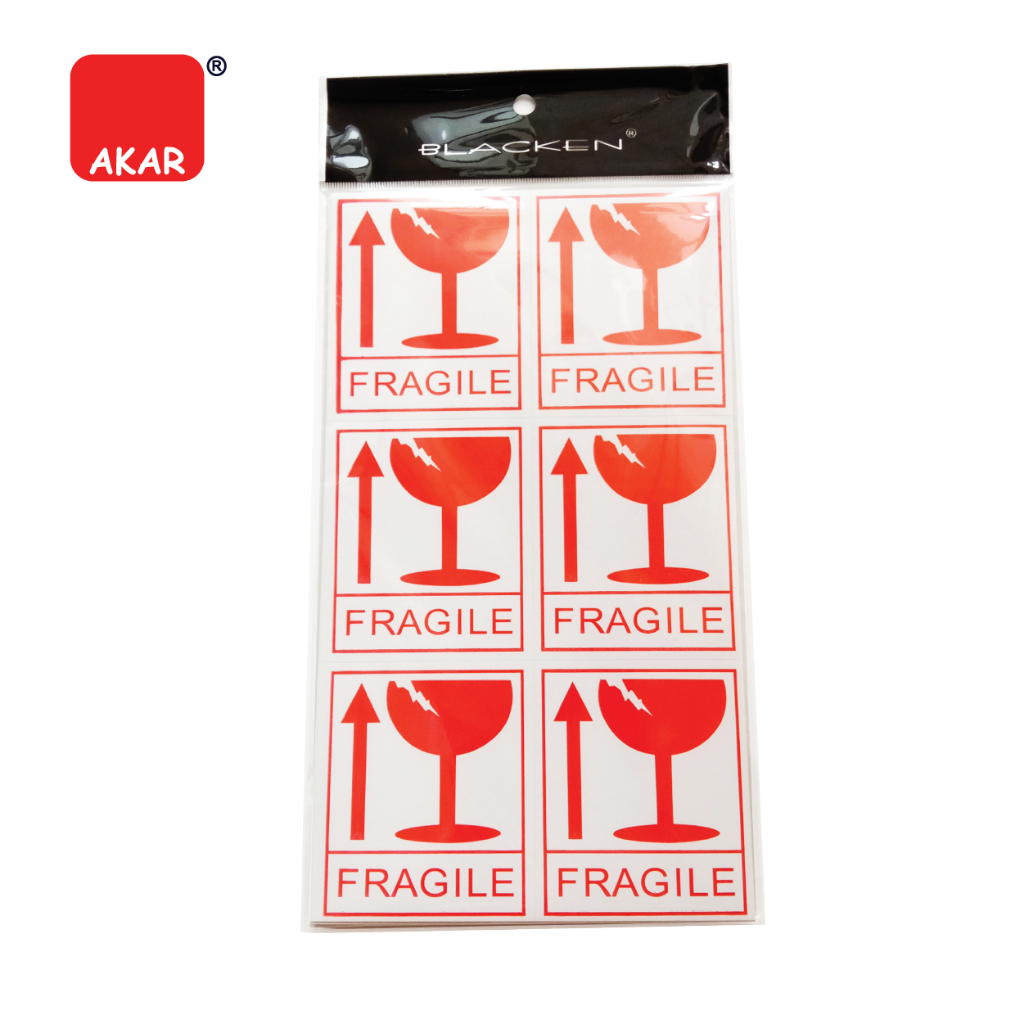 10pcs Fragile Sticker Fragile Label Warning Label Label Mudah Pecah ...