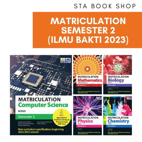 [STA] MATRICULATION/MATRIKULASI SEMESTER 2 (ILMU BAKTI) 2023 | Shopee ...