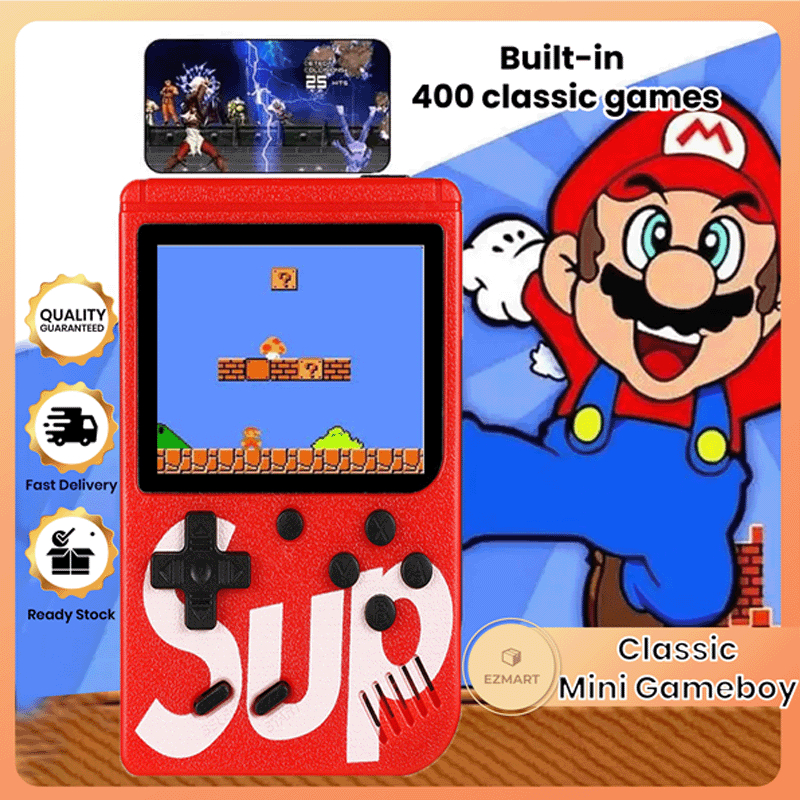 400 in 1 Retro Classic Mini Gameboy Game Console Konsol Permainan ...
