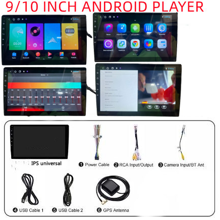 [𝟒𝐆𝐁 𝐑𝐀𝐌+𝟑𝟐𝐆𝐁 𝐑𝐎𝐌] 2023 Newest Design Android Player 9"10 inch Quad ...