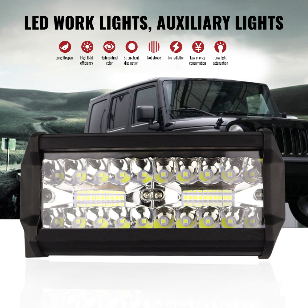 7'' 120W Led Work Light Fog Light Spot light Flood Beam For Work ...