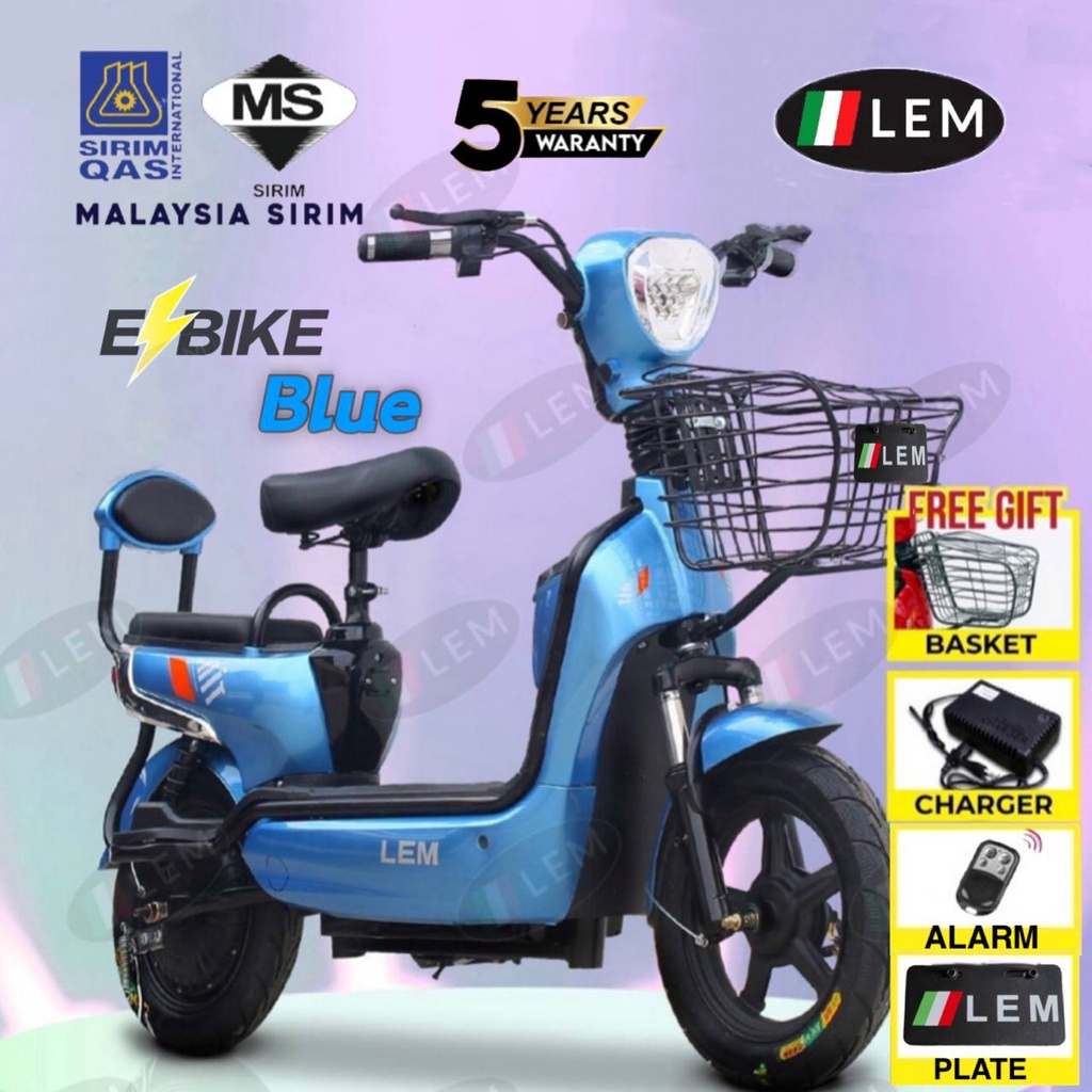 ELECTRIC BIKES 2 SEAT WITH PADDLE- 5YEAR WARRANTY MACHINE | Shopee Malaysia