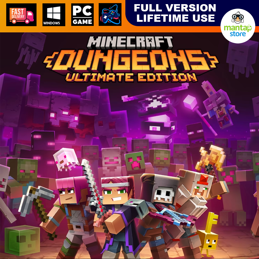 MINECRAFT DUNGEONS: ULTIMATE EDITION – V1.12 + 8 DLCS + MULTIPLAYER 🔥 ...