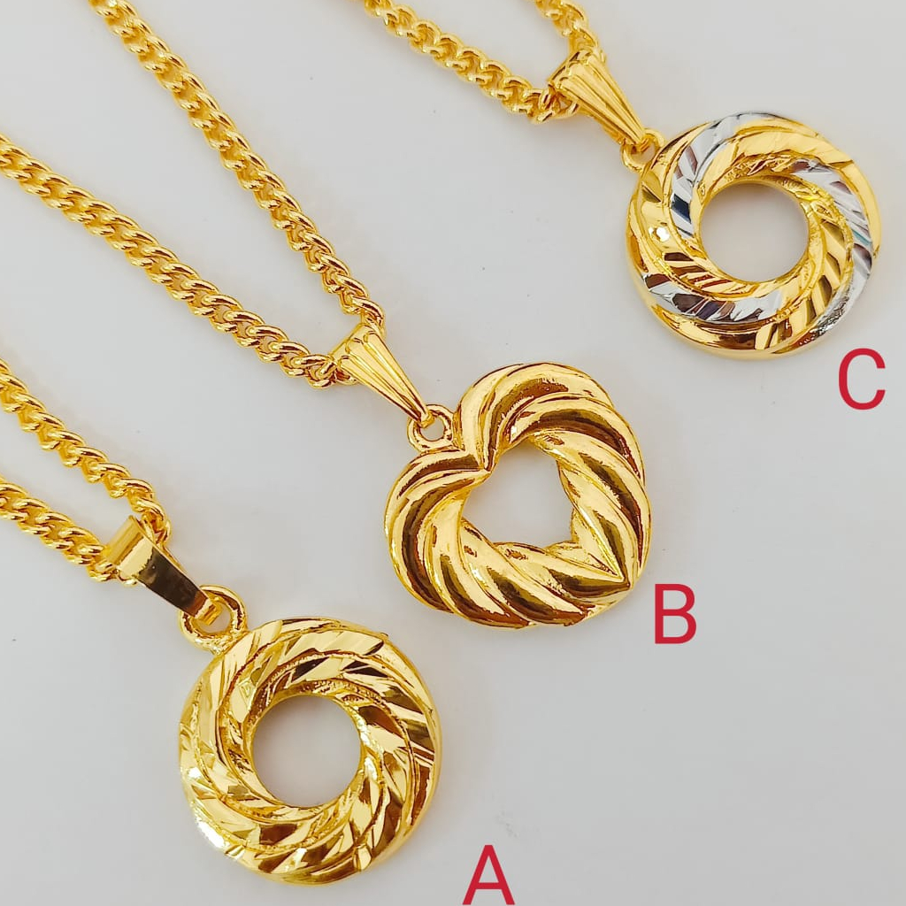 Necklace rantai leher gajah Emas Bangkok Gold Plated | Shopee Malaysia