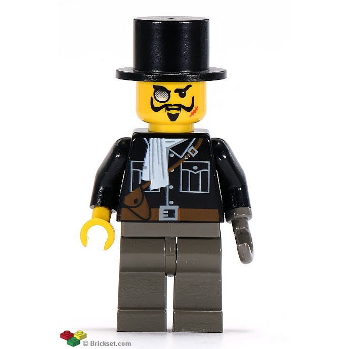 Lego (Vintage 2003)ADV025: Lord Sam Sinister Minifigure with Black Top ...