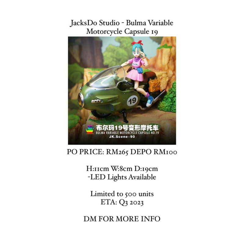 JacksDo Studio - Bulma Variable Motorcycle Capsule 19 | Shopee Malaysia