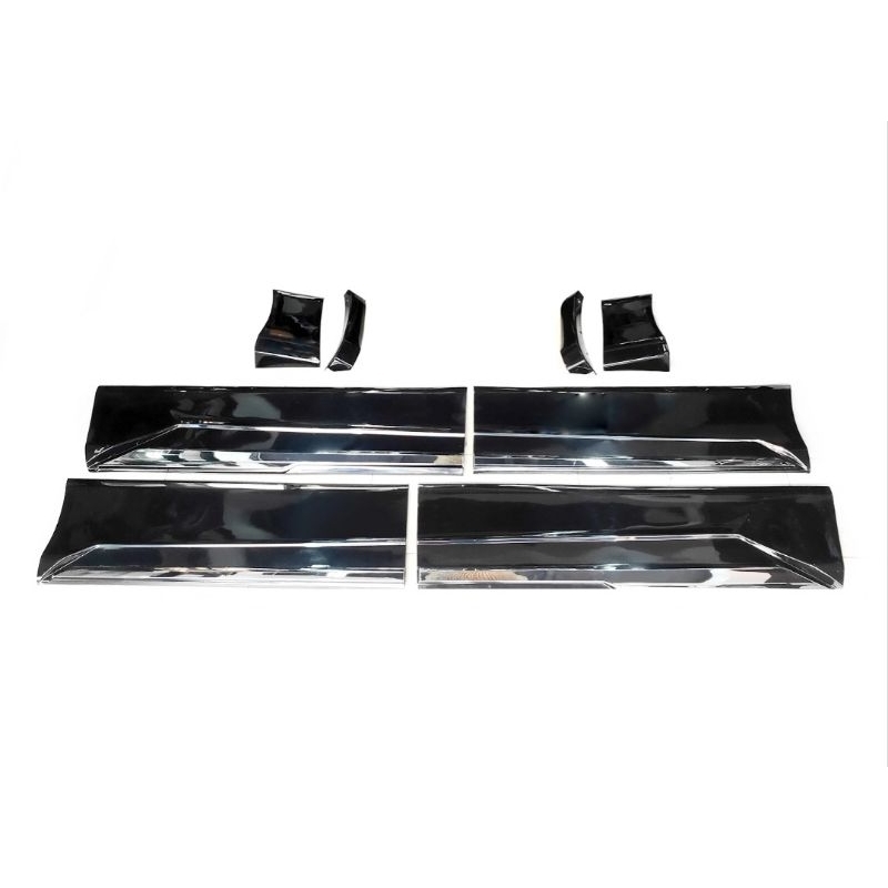 Hyundai starex side skirting with Chrome PP material | Shopee Malaysia